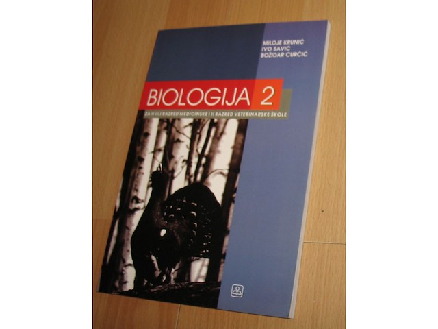 BIOLOGIJA 2 ZAVOD KB 22741 I/II Krunic,Savic,Curcic