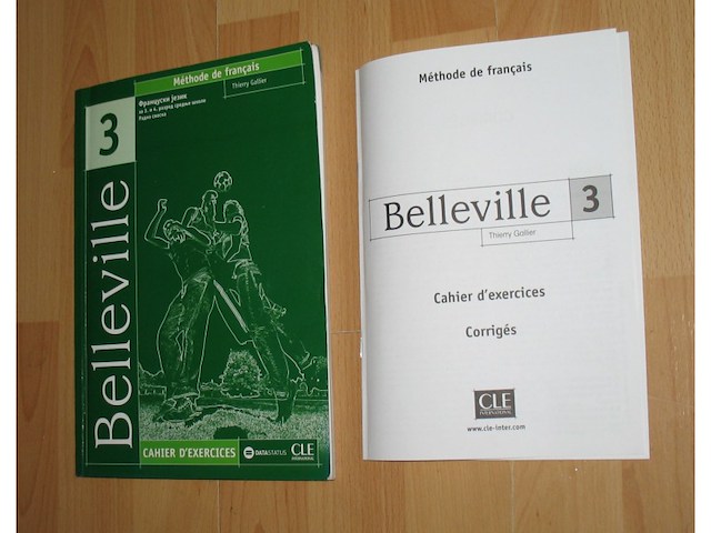BELLEVILLE 3 / 4 RADNA SVESKA + RESENJA CLE DATA STATUS
