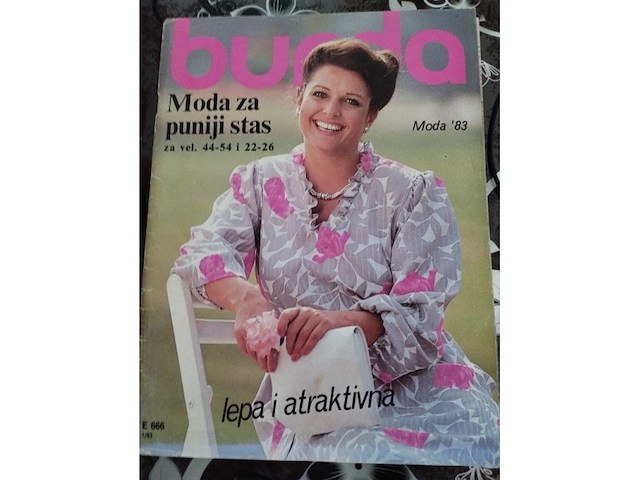BURDA, MODA 83, ZA PUNIJI STAS