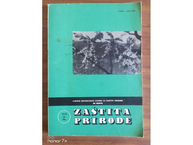 Zaštita prirode časopis 35 1982. godina