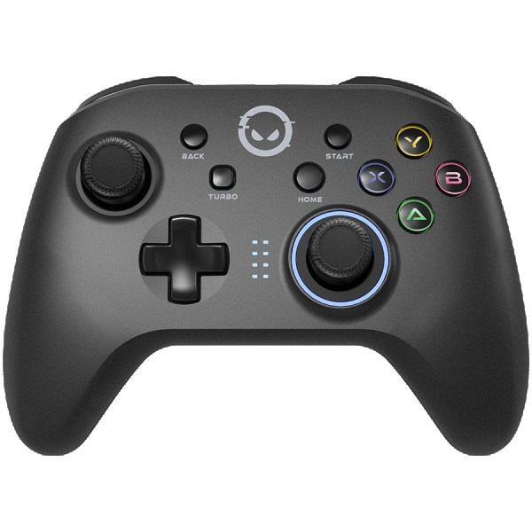 LORGAR TRIX-510, Gaming controller, Black, BT5.0 Controller with built-in 600mah battery, 1M Type-C charging cable ,6 axis motion sensor su