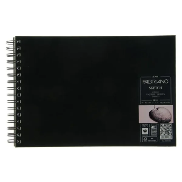 Sketch Book, blok za skiciranje, spirala, A4, 110g, 80 lista