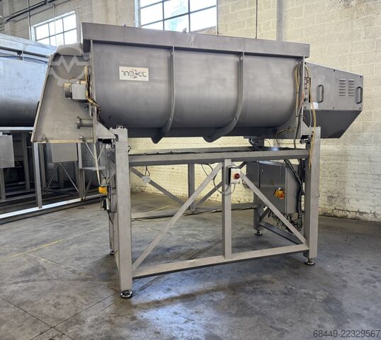 Dvovratilni lopatasti mešač, 2.600 l
Inotec dubbele peddelmenger 2.600L Type IPM 200