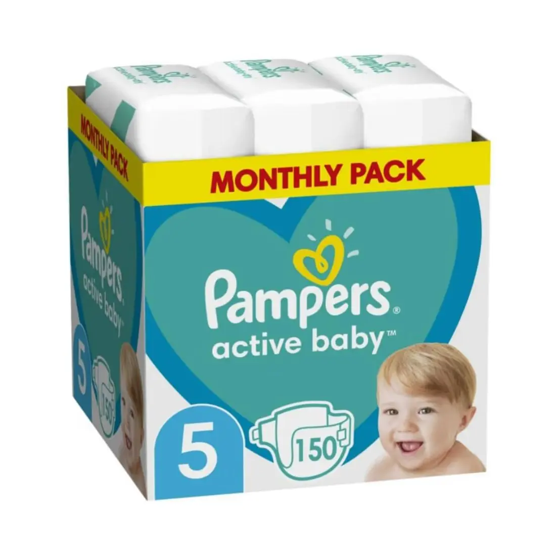 Pampers Pelene Active Baby Monthly Pack 5, 11-16 kg, 150/1