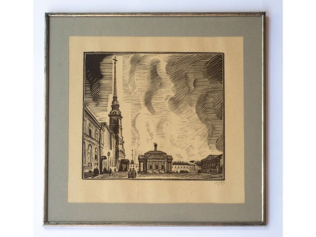 2 ruske grafike - .V. Tambovcev (Тамбовцев В. В.).