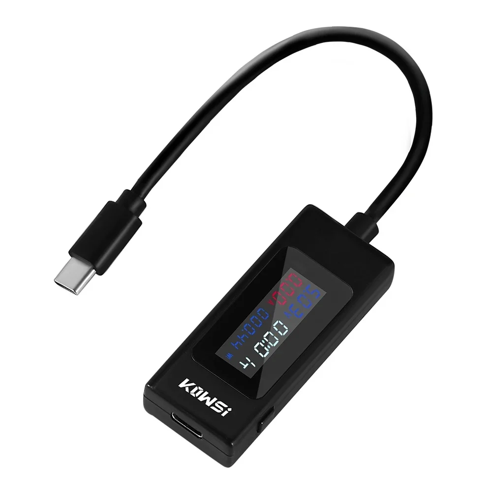 Multifunkcionalni USB-C Tester i Voltmetar Ampermetar KWS-065C - Digitalni Merač Napona i Struje / Tester za punjače