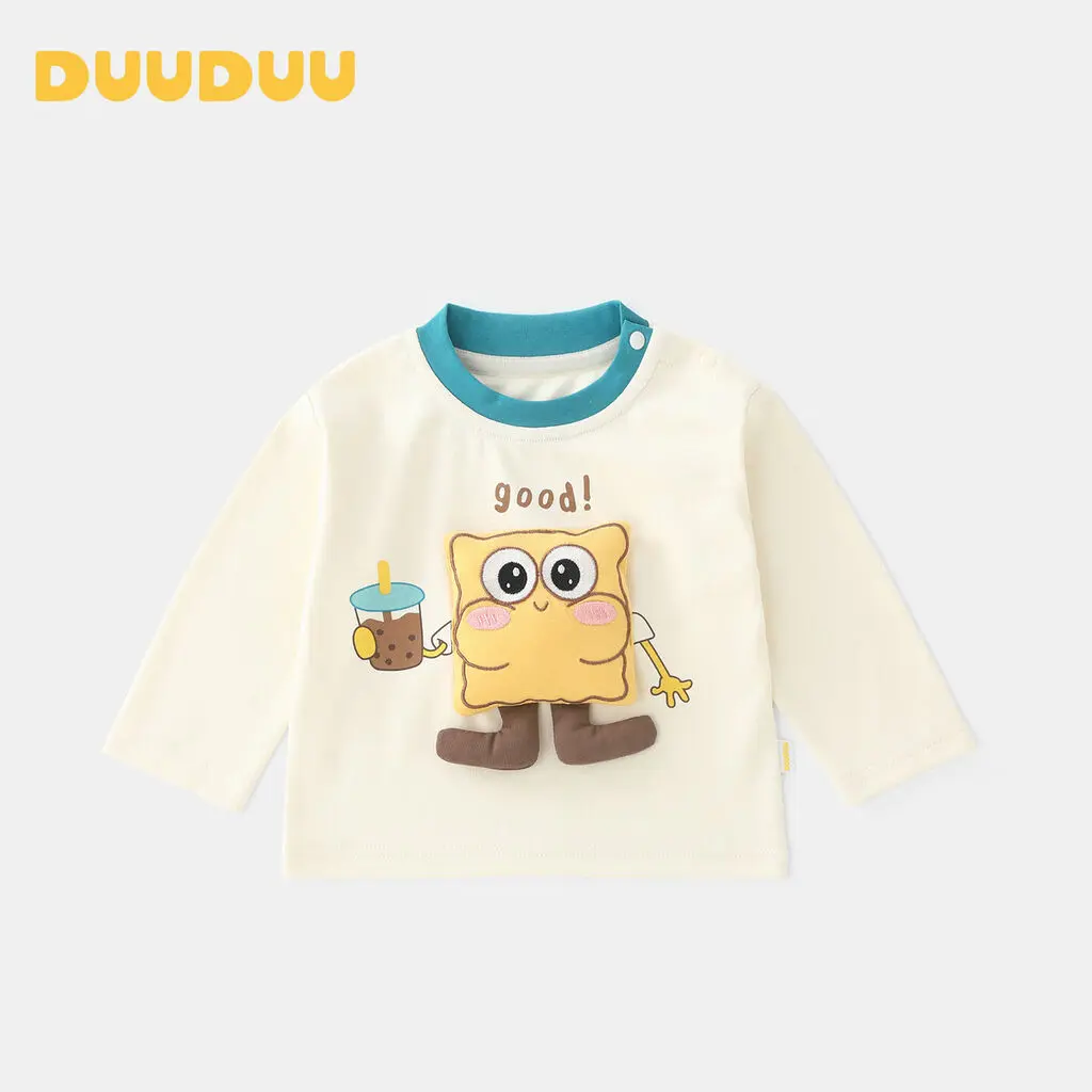 Duuduu Dečja majica dugih rukava, Prljavo bela