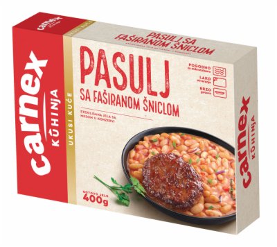 PASULJ SA FAŠIRANOM ŠNICLOM CARNEX 400G