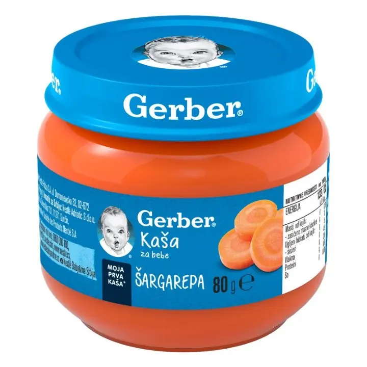 Gerber Kašica od šargarepe, 80g