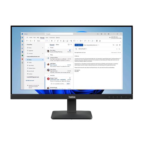 LENOVO ThinkVision S24-4e Monitor 23.8", IPS, 64B5KAT1EU