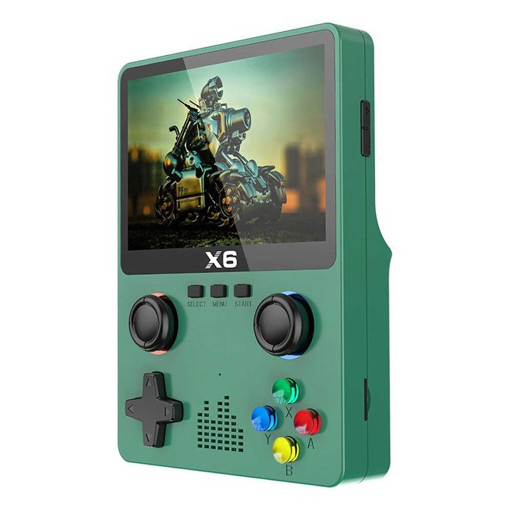 Nikeda Gaming Console - X6 Handheld Console (Green)