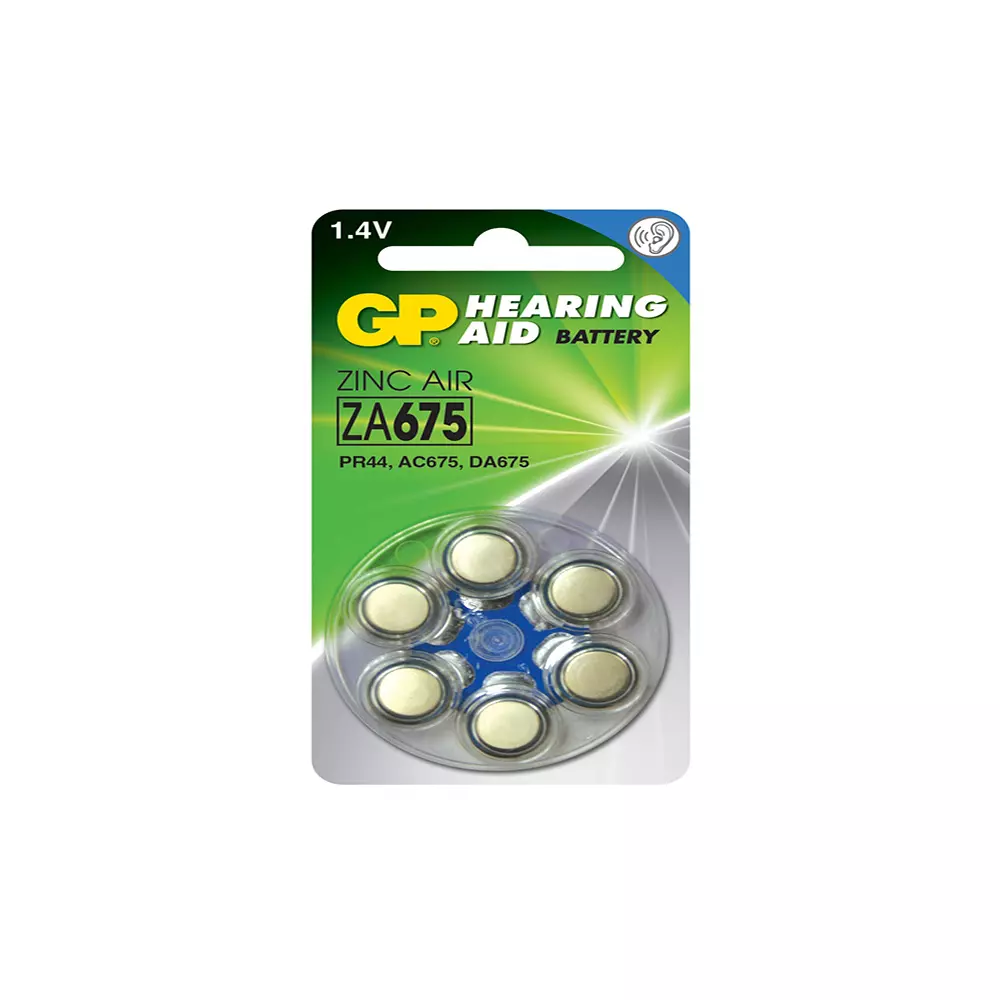 BATERIJA GP SLUŠNI APARAT 675 1 KOM