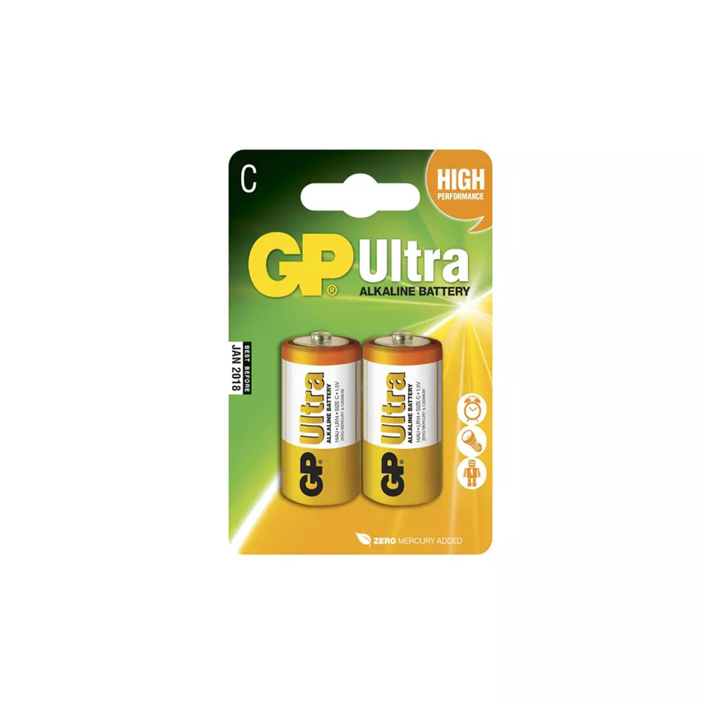 BATERIJA GP ULTRA LR14 1.5V 2 KOM