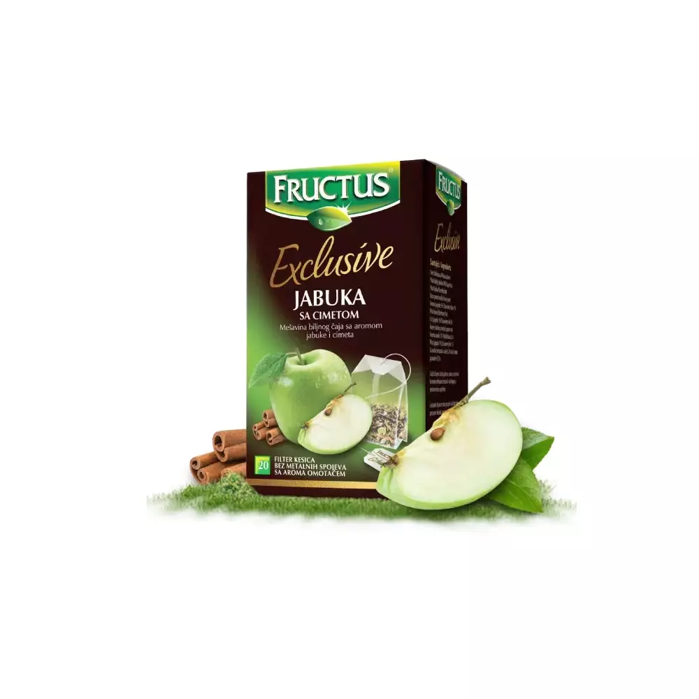 ČAJ FRUCTUS JABUKA CIMET EXCLUSIVE