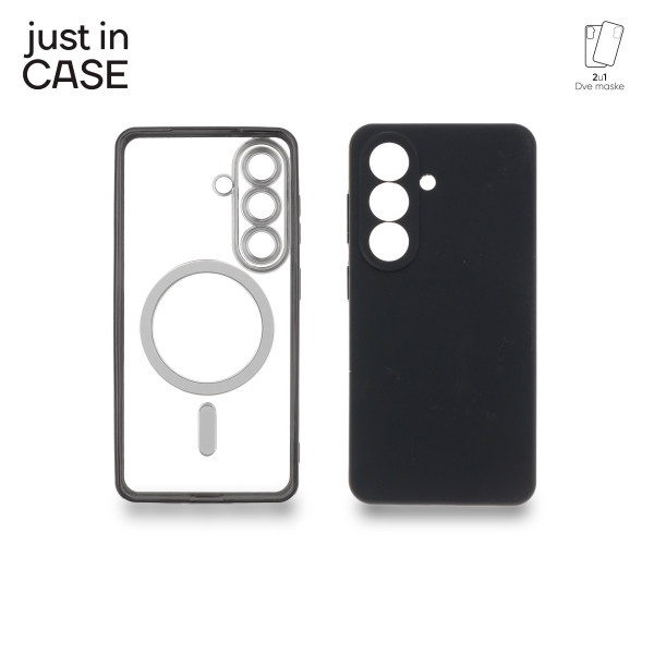 2u1 Extra case MAG MIX PLUS paket maski za telefon za Samsung S26 CRNI