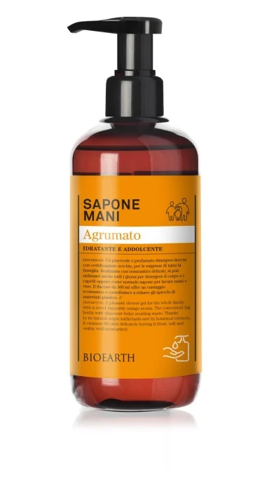 BIOEARTH FAMILY – Tečni sapun za celu porodicu – pomorandža 500ml