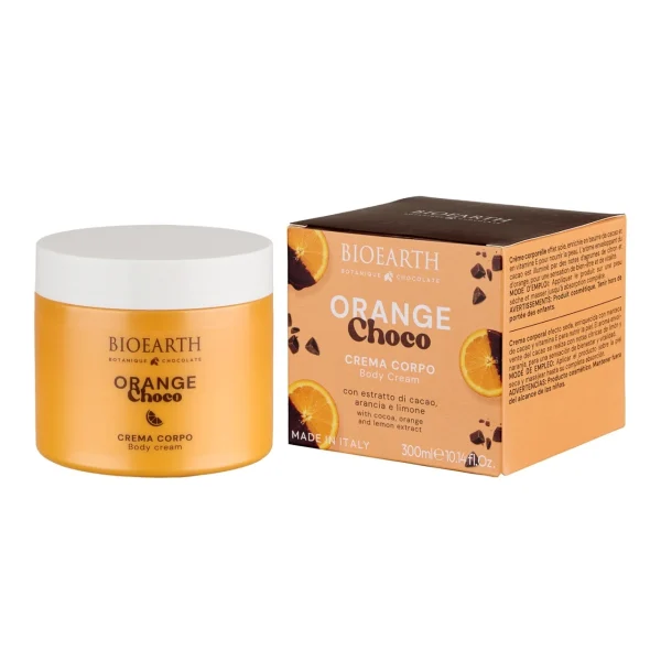 BIOEARTH Krema za telo narandža/čoko 300ml