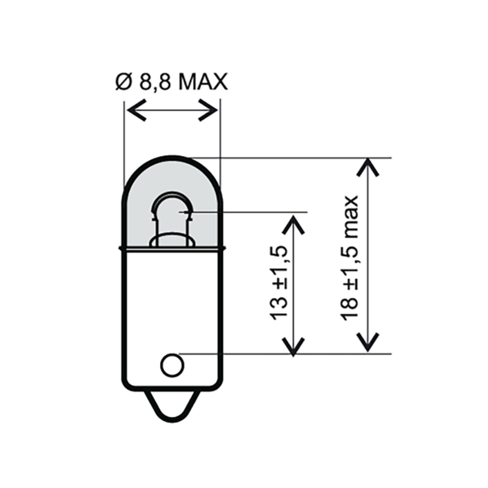 Sijalica 6V 4W BA9S RMS
