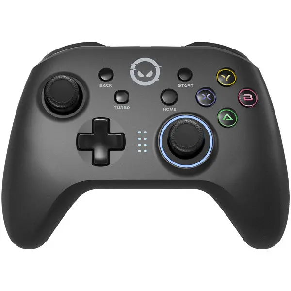 LORGAR TRIX-510, Gaming controller, Black, BT5.0 Controller with built-in 600mah battery, 1M Type-C charging cable ,6 axis motion sensor su