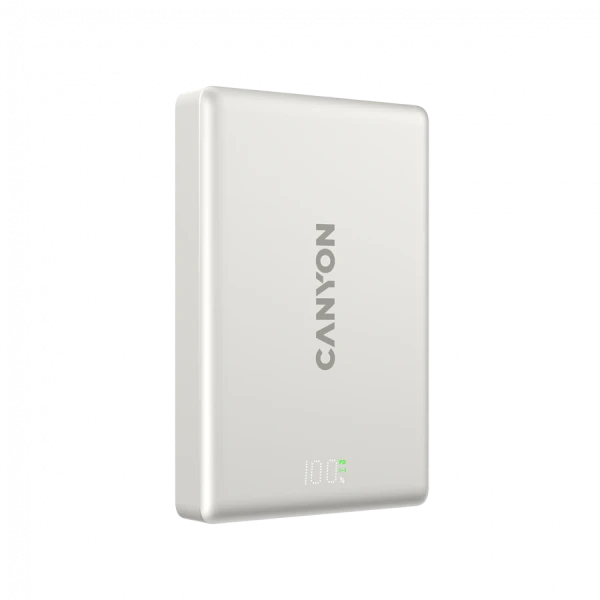 CANYON magnetic power bank OnPower 511 PD20W 10000mAh Aluminium Star Grey ( CNS-CPB511G )