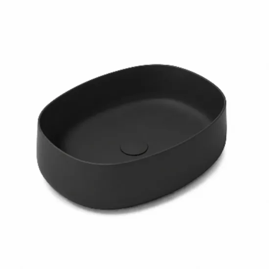 WAVE NADGRADNI UMIVAONIK 52×40 CM CRNI MAT