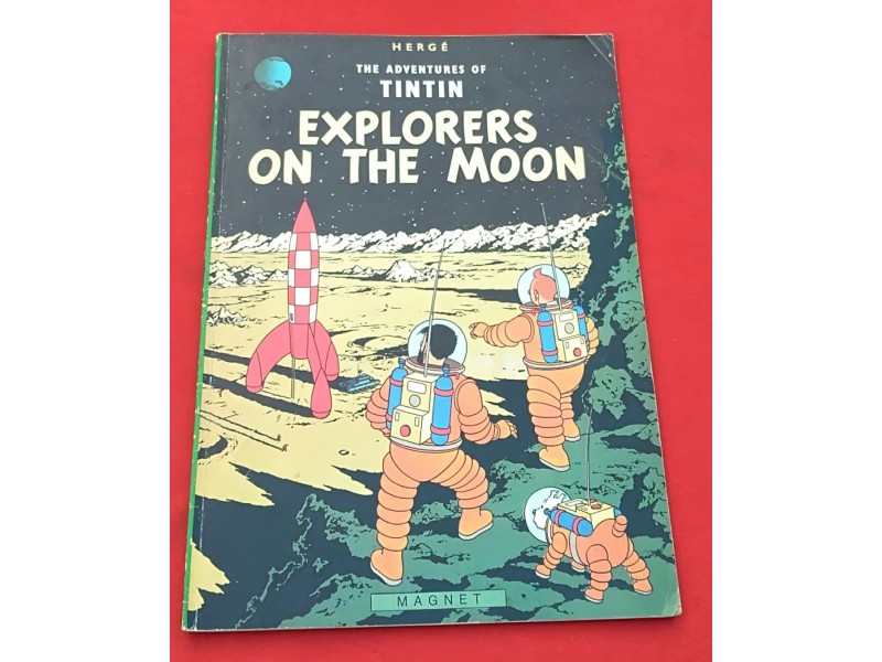 Explorers on the moon Magnet