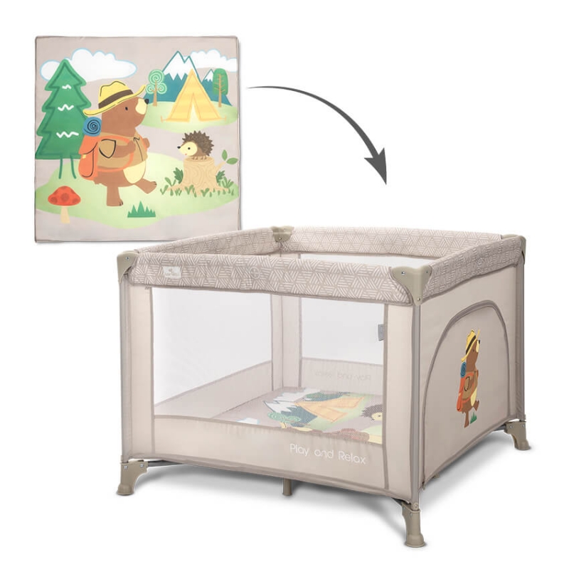 Lorelli Play N Relax ogradica za igru Beige Camping