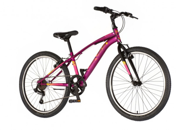 VENSSINI Bicikl arcadia 24 inch bordo roze