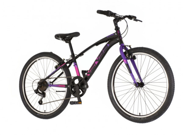 VENSSINI Bicikl arcadia 24 inch crno ljubičasti