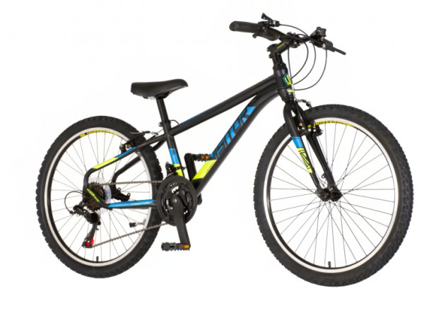 VISITOR Bicikl radiance 24 inch crno žuti