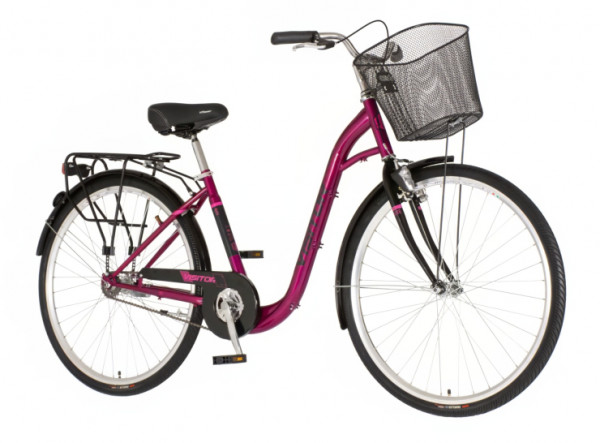 VISITOR Bicikl elite 28 inch ljubičasto crni