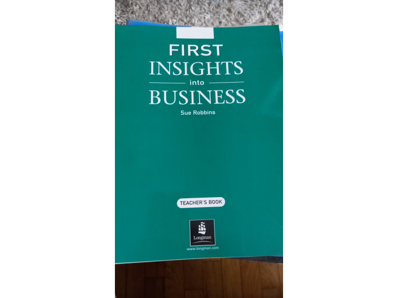 First Insights into Business. Teacher's book
