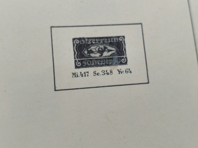 album stari poštanske makrice 1918