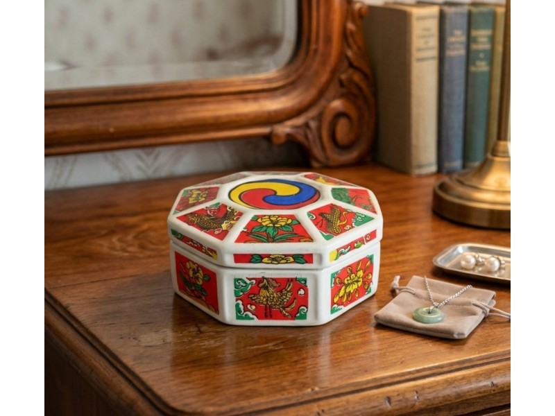 Stara Porcelanska kutija za nakit