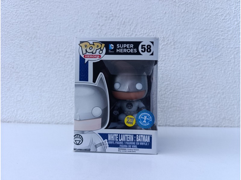 Funko POP 58 White Lantern: Batman Glows In the Dark