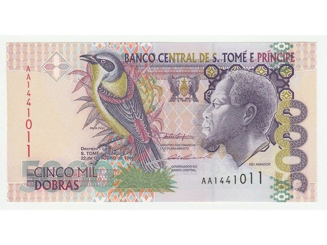 5 000 Dobras - 1996 - Sao Tome i Prinsipe
