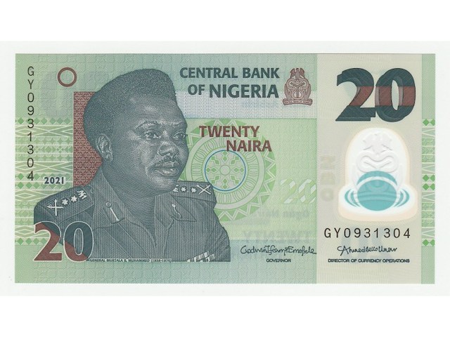 20 Naira - 2021 - Nigeria, Nigerija