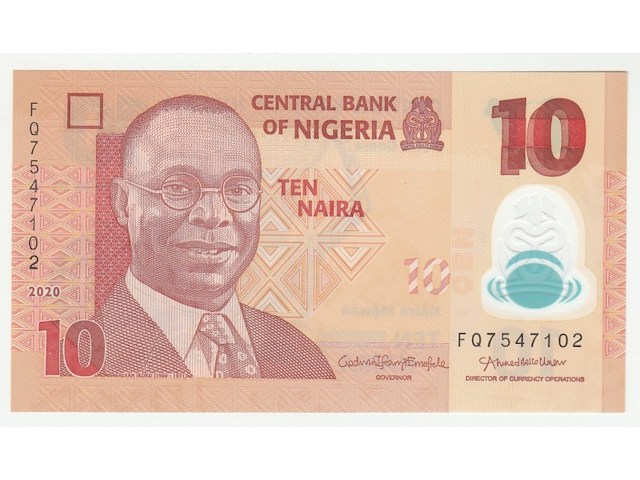 10 Naira - 2020 - Nigeria, Nigerija