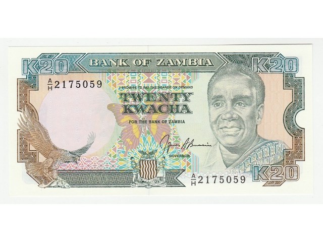 20 Kwacha - 1989 - Zambia, Zambija