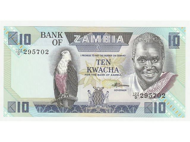 10 Kwacha - 1986 - Zambia, Zambija