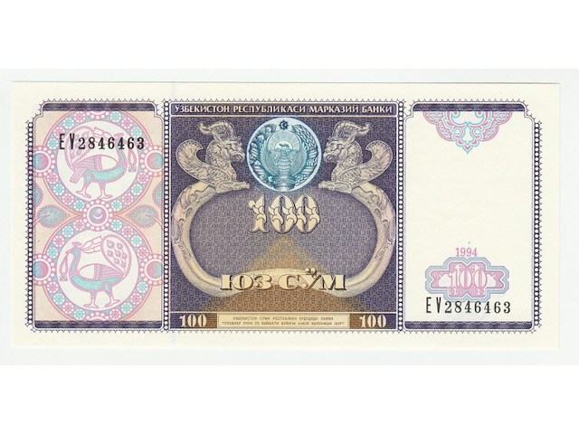 100 So`m - 1994 - Uzbekistan