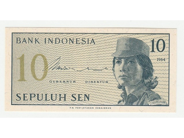 10 Sen - 1964 - Indonezija
