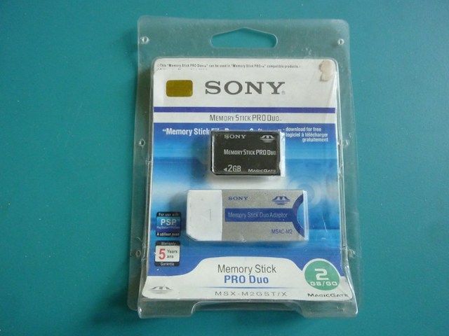 SONY Memory Stick PRO Duo 2Gb - nova memorijska kartica