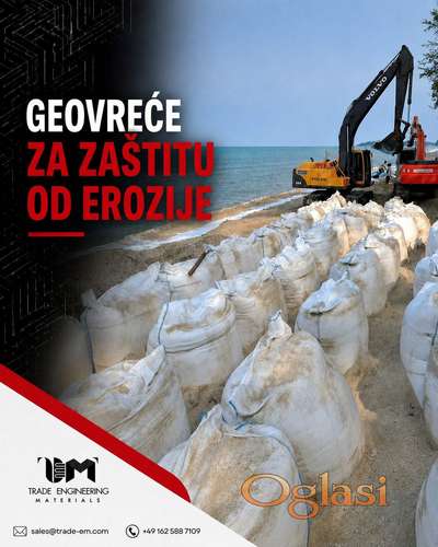 Geo vreće za kontrolu erozije