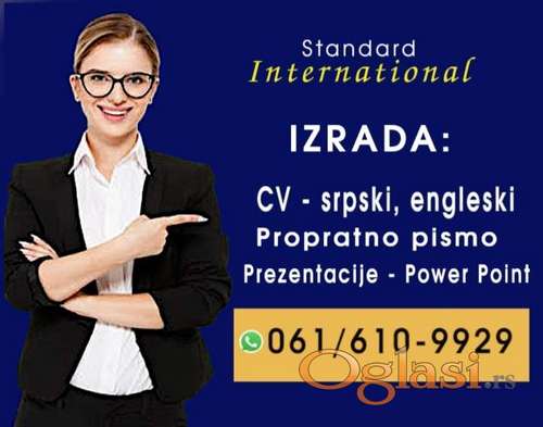 Izrada CV, propratno pismo