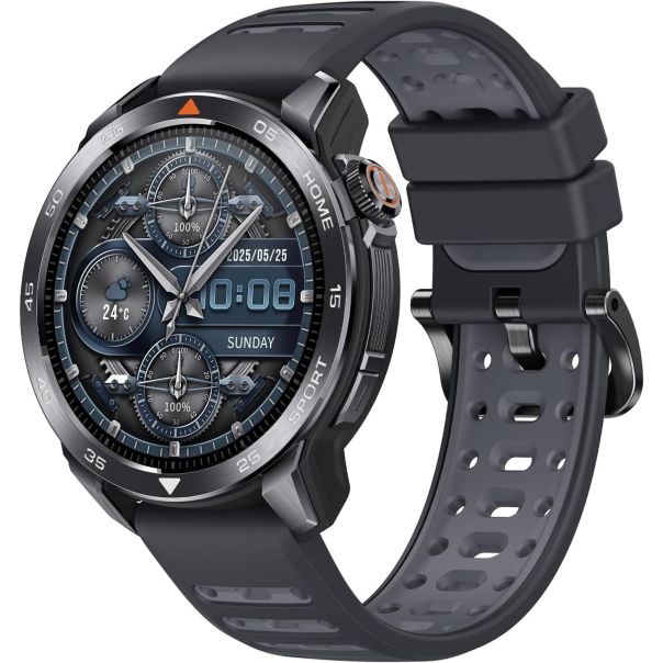 MIBRO Pametni sat GS PRO2, GPS, 1.43", 2 narukvice, siva