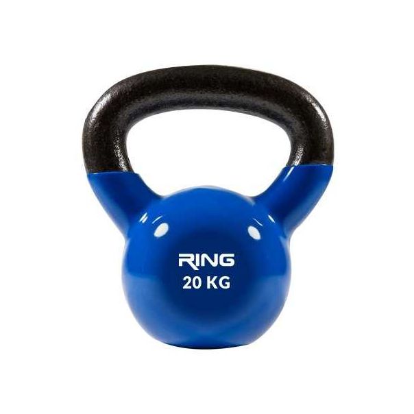 RING Kettlebell 20kg metal vinyl RX DB2174-20 blue