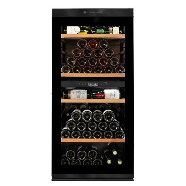 Climadiff MILLESIME140DB – Vinska vitrina za 138 boca, dvotemperaturna, samostojeća