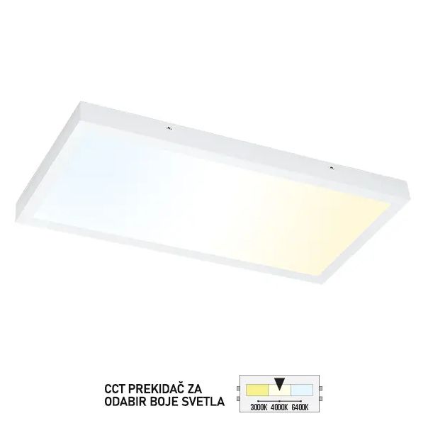 FORMA Nadgradni LED panel 600x300mm LPA-08-6336P CCT