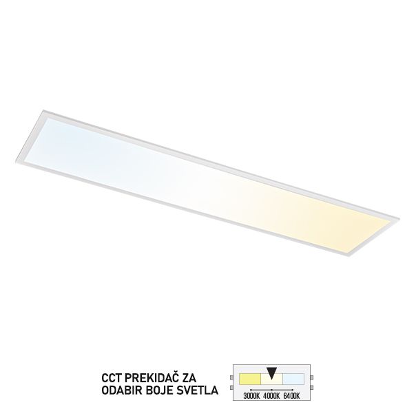 FORMA Ugradni LED panel 1195x295mm LPA-09-1350P CCT, bela